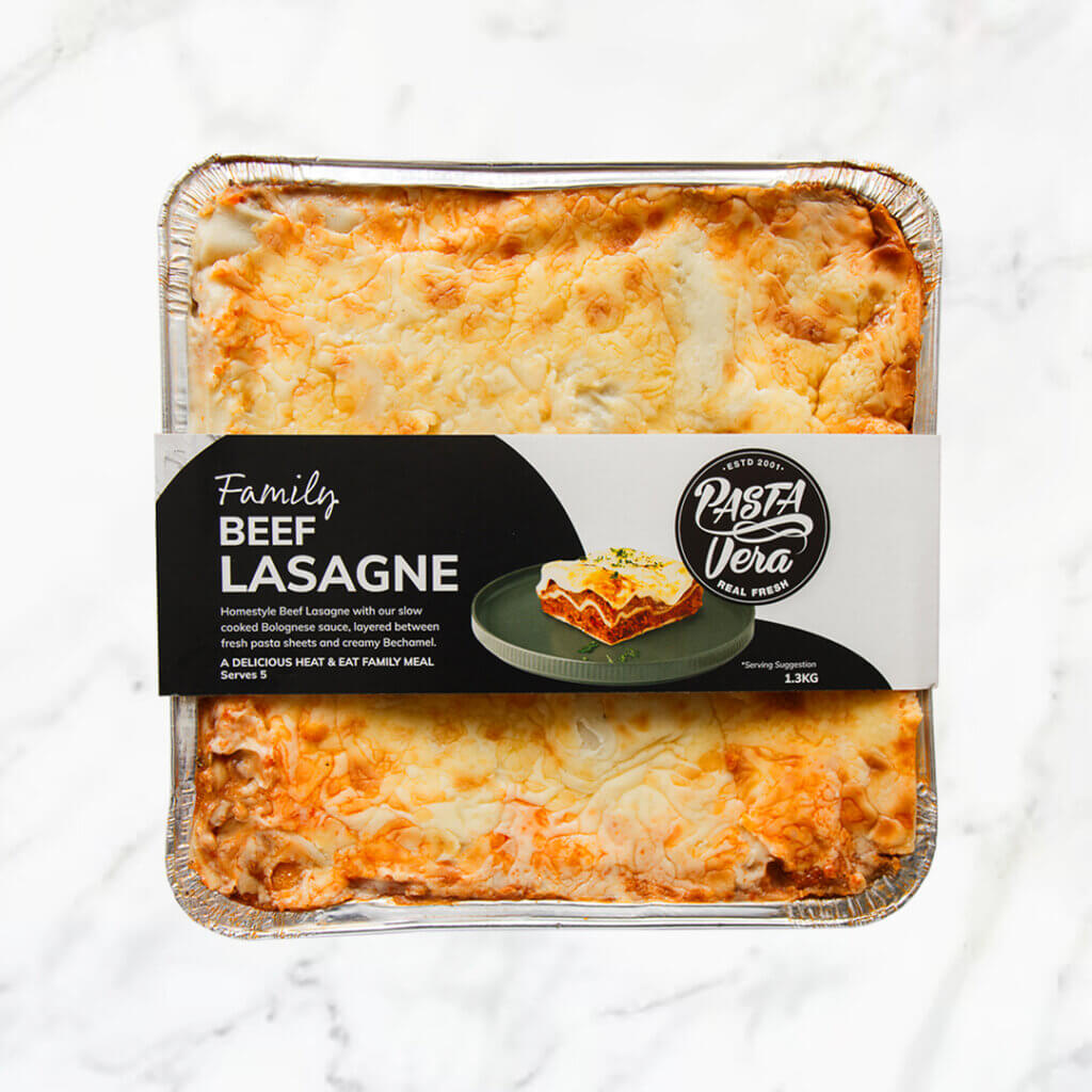 Family Meal Beef Lasagne - Pasta Vera