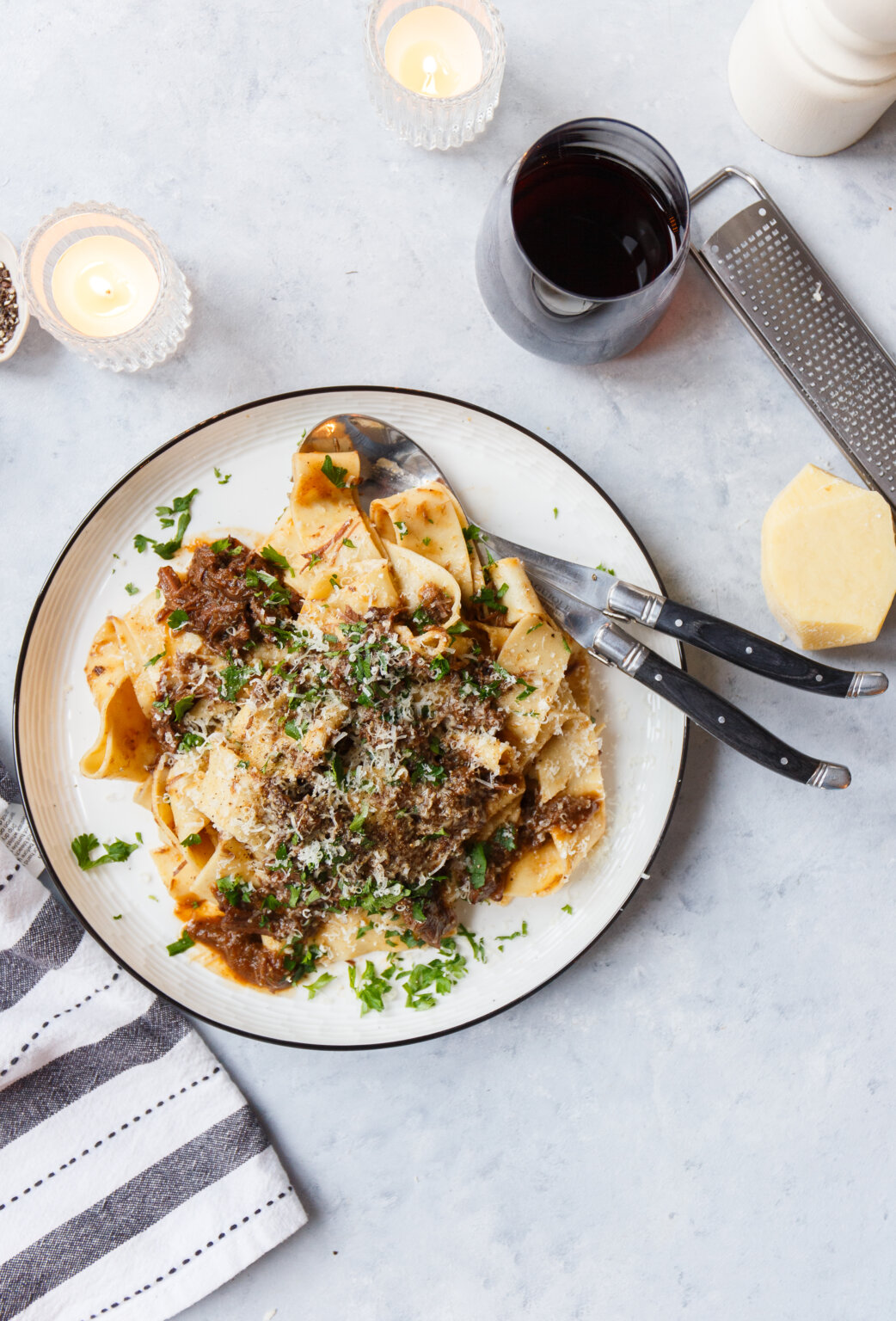 Beef Cheek Ragu with Pappardelle - Pasta Vera